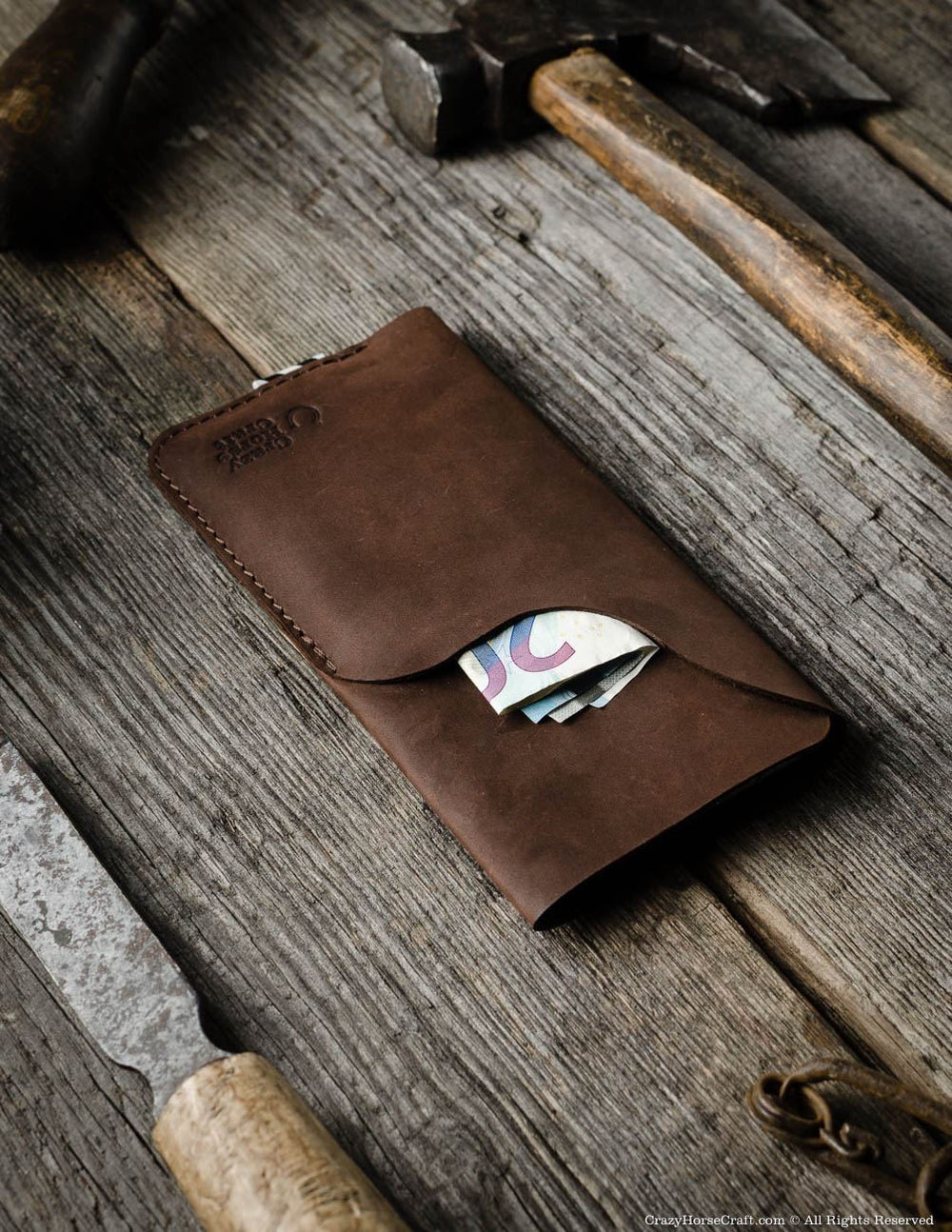 Leather iPhone 7 Case / Wallet with Card Pocket